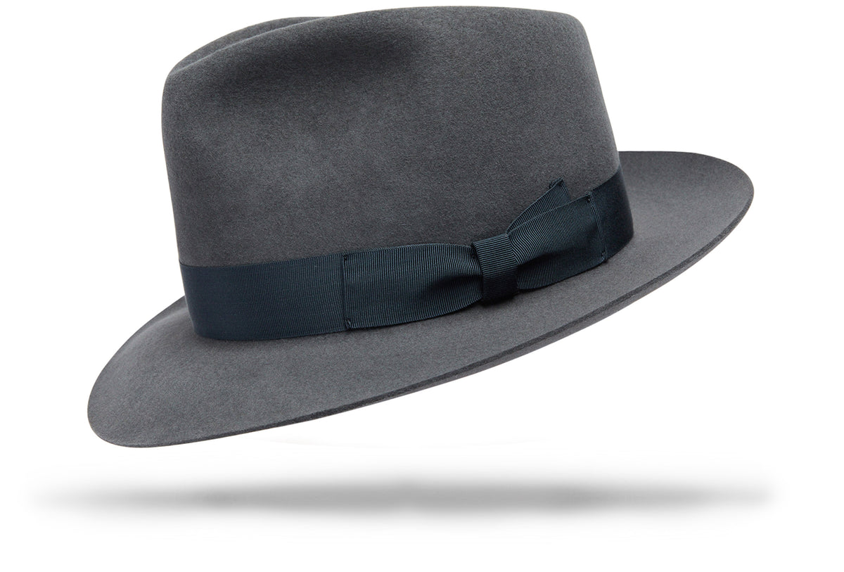fedora hat grey
