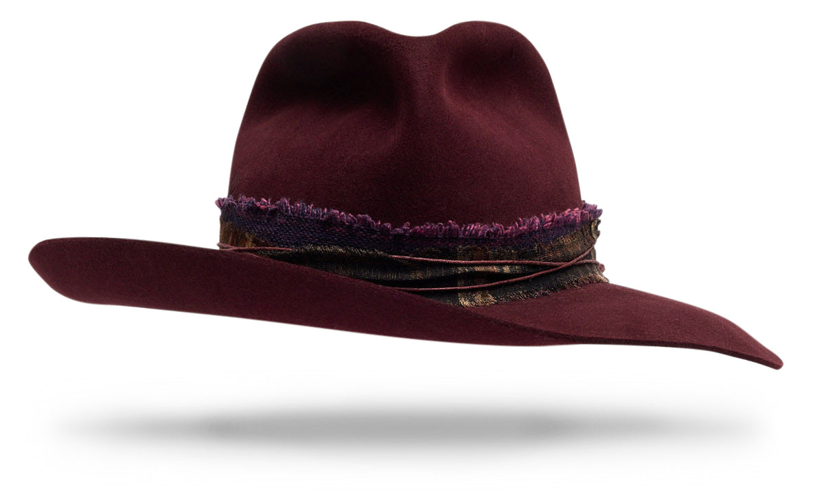 Vagabond bordeaux - Worth & Worth - Hat Maker - Custom Hats - NYC