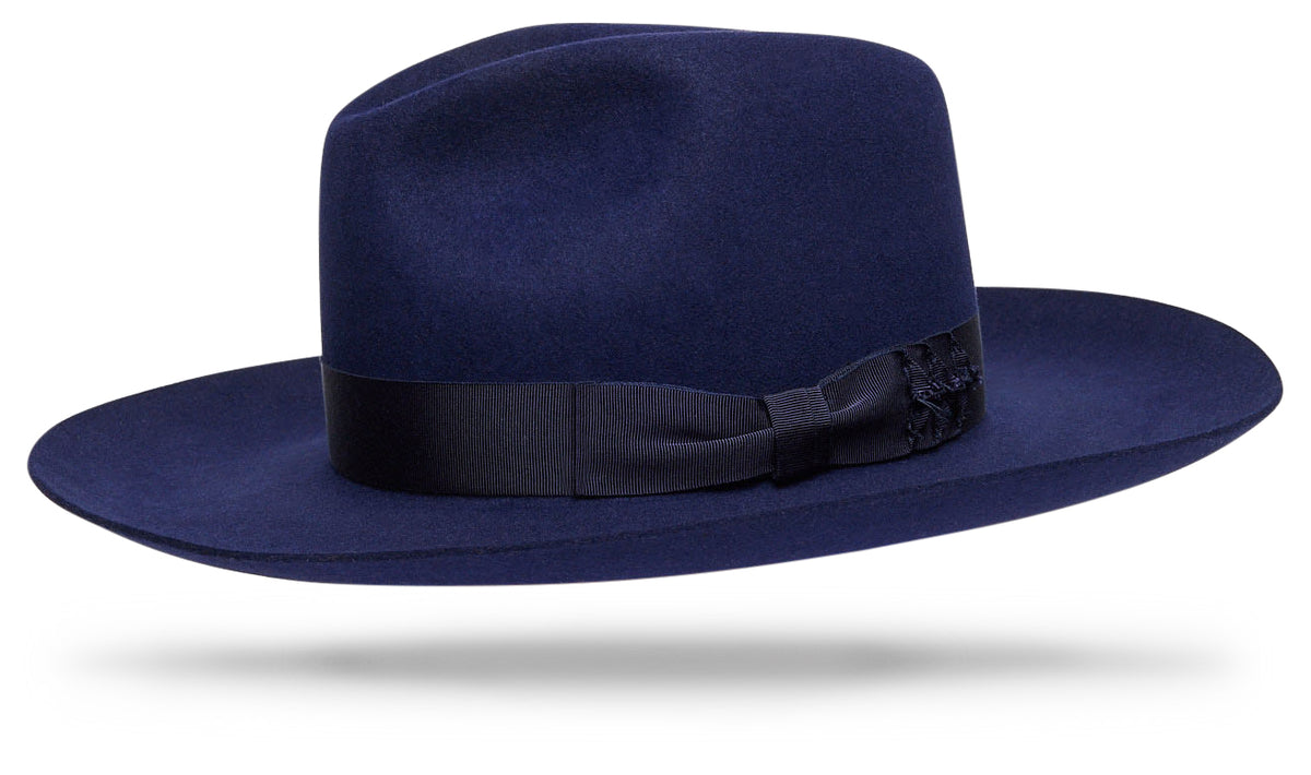 Fellini Electric Blue - Worth & Worth - Hat Maker - Custom Hats - NYC