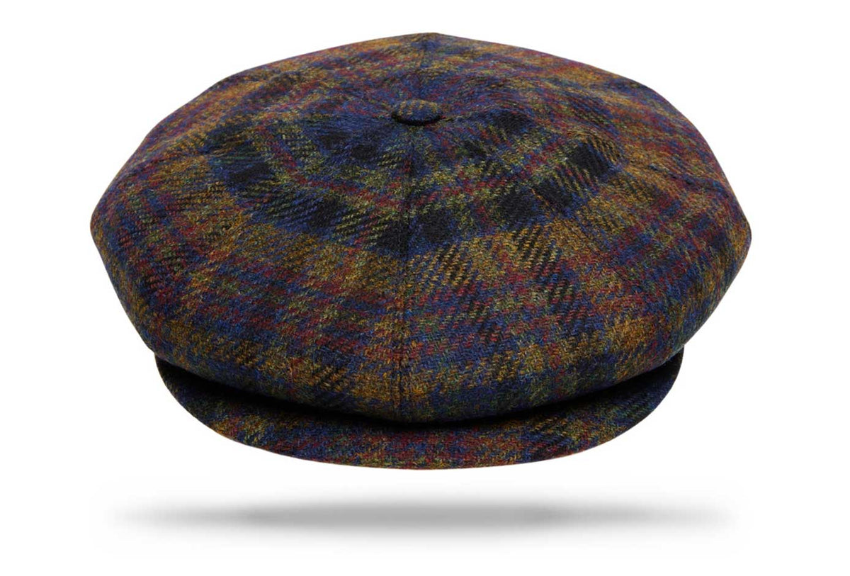 Wool Plaid Apple Jack - Blue - Red - Camel - Worth and Worth
