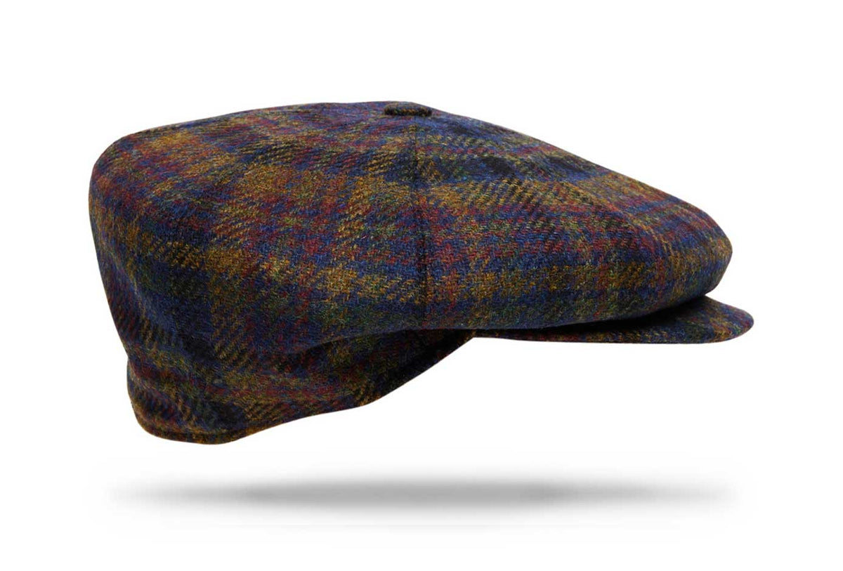 Wool Plaid Apple Jack - Blue - Red - Camel - Worth and Worth