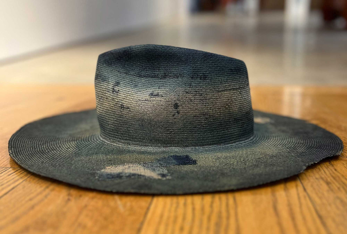 Hand dye creation 3 - Worth & Worth - Hat Maker - Custom Hats - NYC