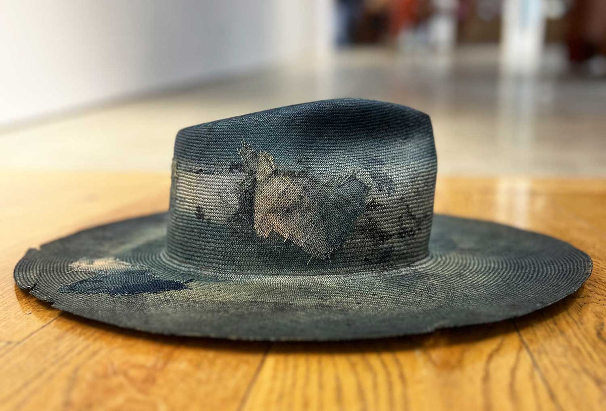 Hand dye creation 3 - Worth & Worth - Hat Maker - Custom Hats - NYC