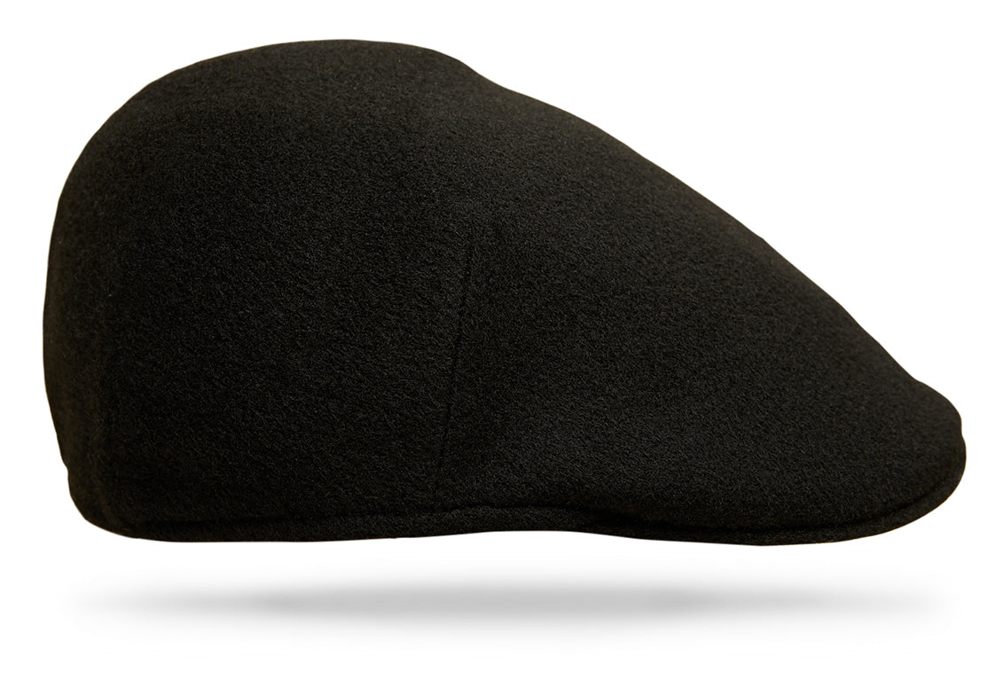 Cashmere Driving Cap - Black - Worth and Worth